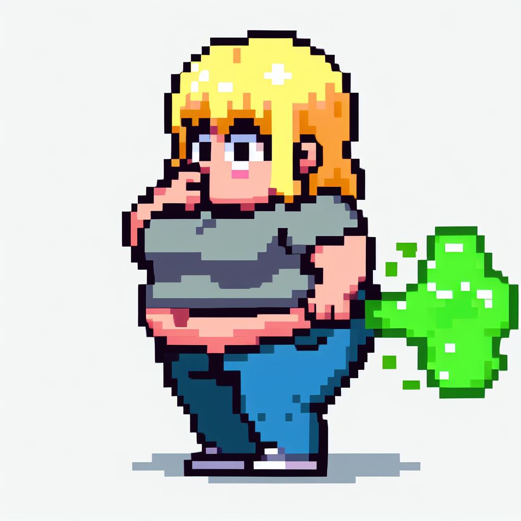Ai Fat Girl Fart Art Blonde Girl 4 By Iluvgirlfarting On Deviantart