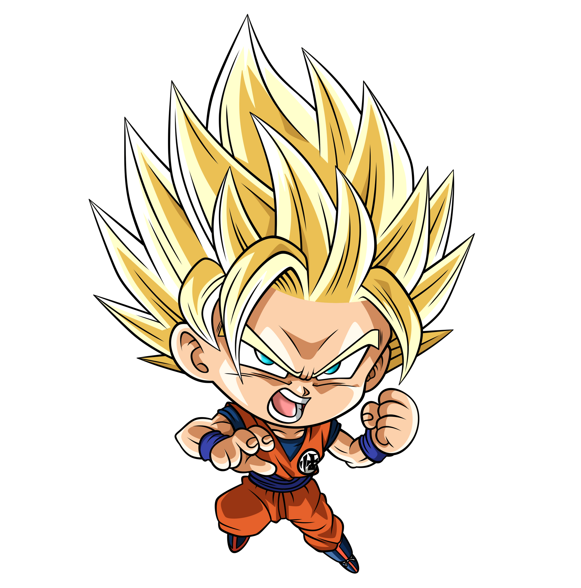 Goku Ssj2 Chibi 1 By Ssjrose890 On Deviantart