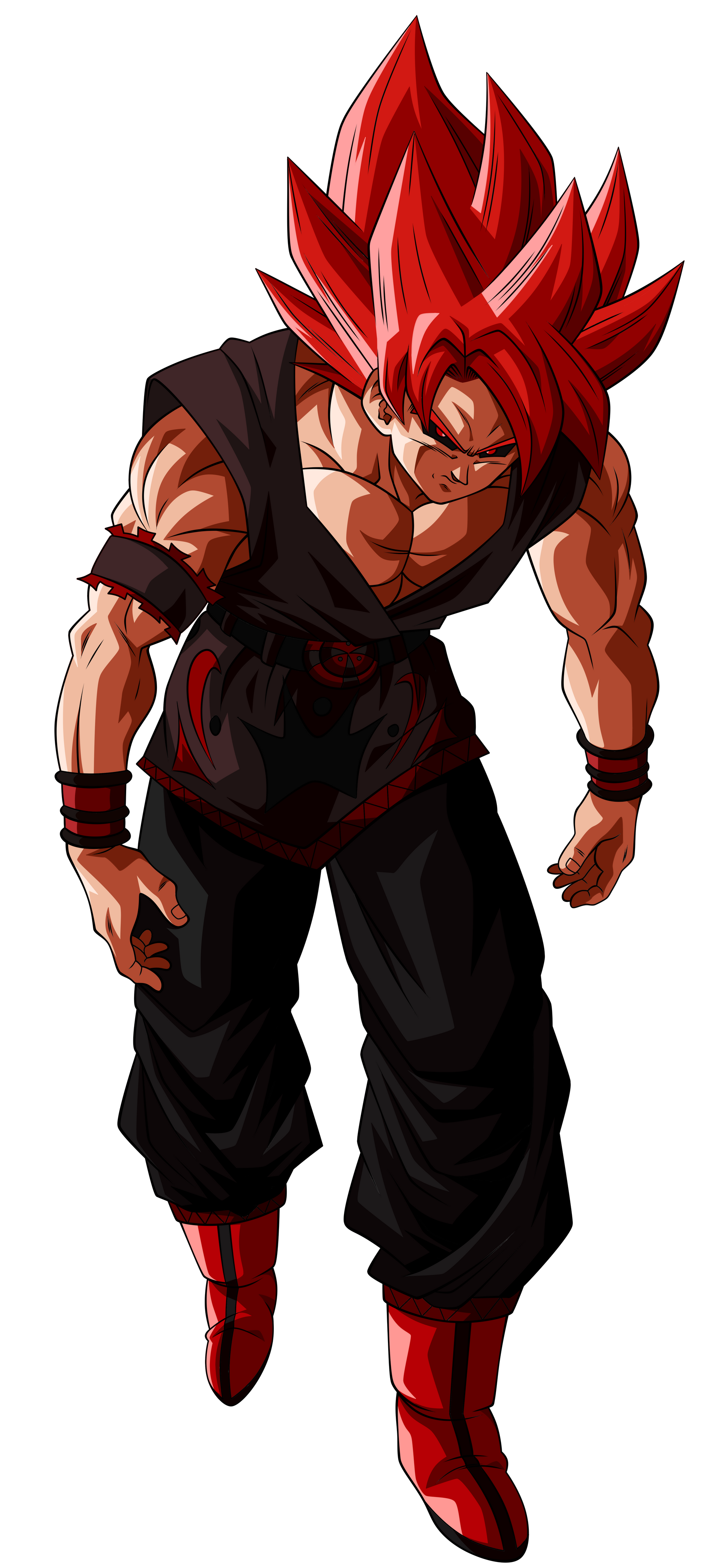 Evil Goku Ssj Render 1 By Ssjrose890 On Deviantart