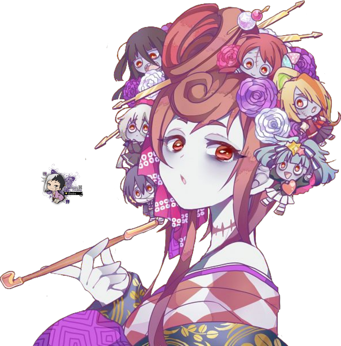 Yugiri Zombieland Saga Render By Minou Noire On Deviantart