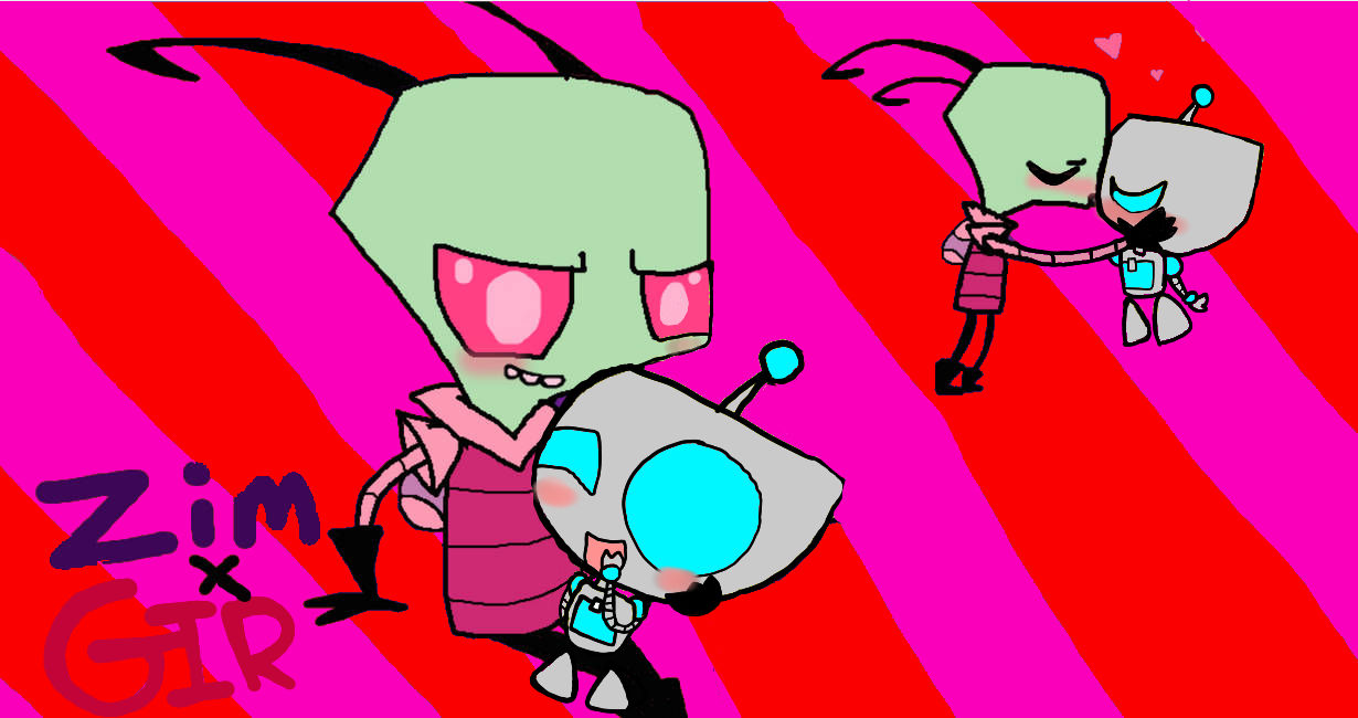 Zim X Gir By Supergir64 On Deviantart