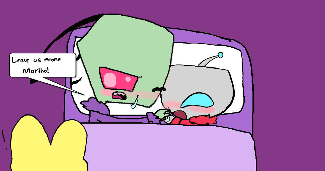 Sick Zim X Gir By Supergir64 On Deviantart