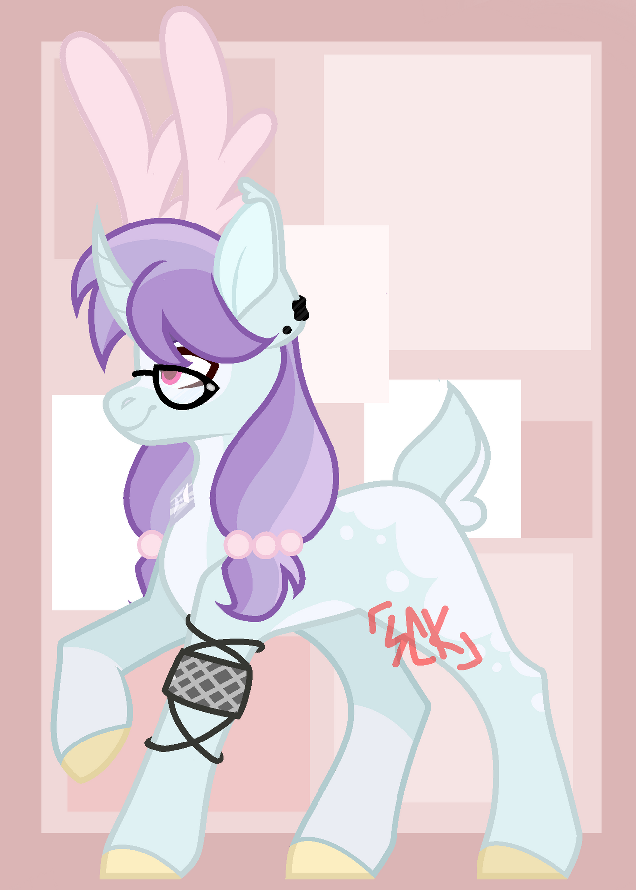 Snowy Deer Mlp Oc By Xaviersck On Deviantart