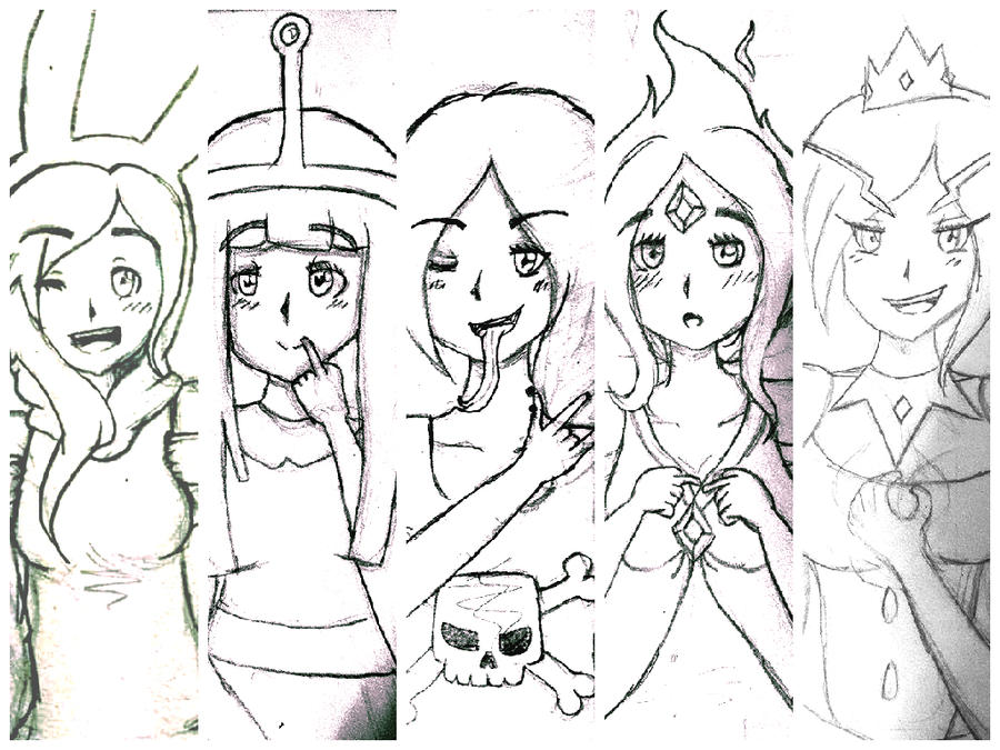 Adventure Time Girls By Poketime14 On Deviantart