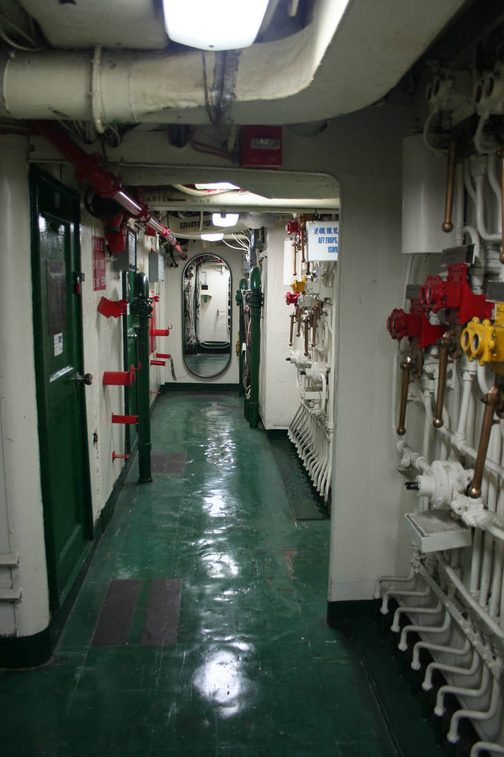 air craft carrier hall way by SurfaceNick on DeviantArt