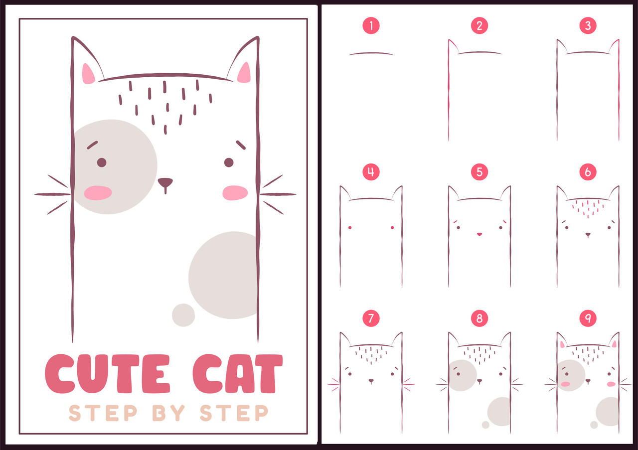 Cute Cat Step By Step Tutorial By Jeffdoute On DeviantArt cute-cat-step-by-step-tutorial-by-jeffdoute-on-deviantart