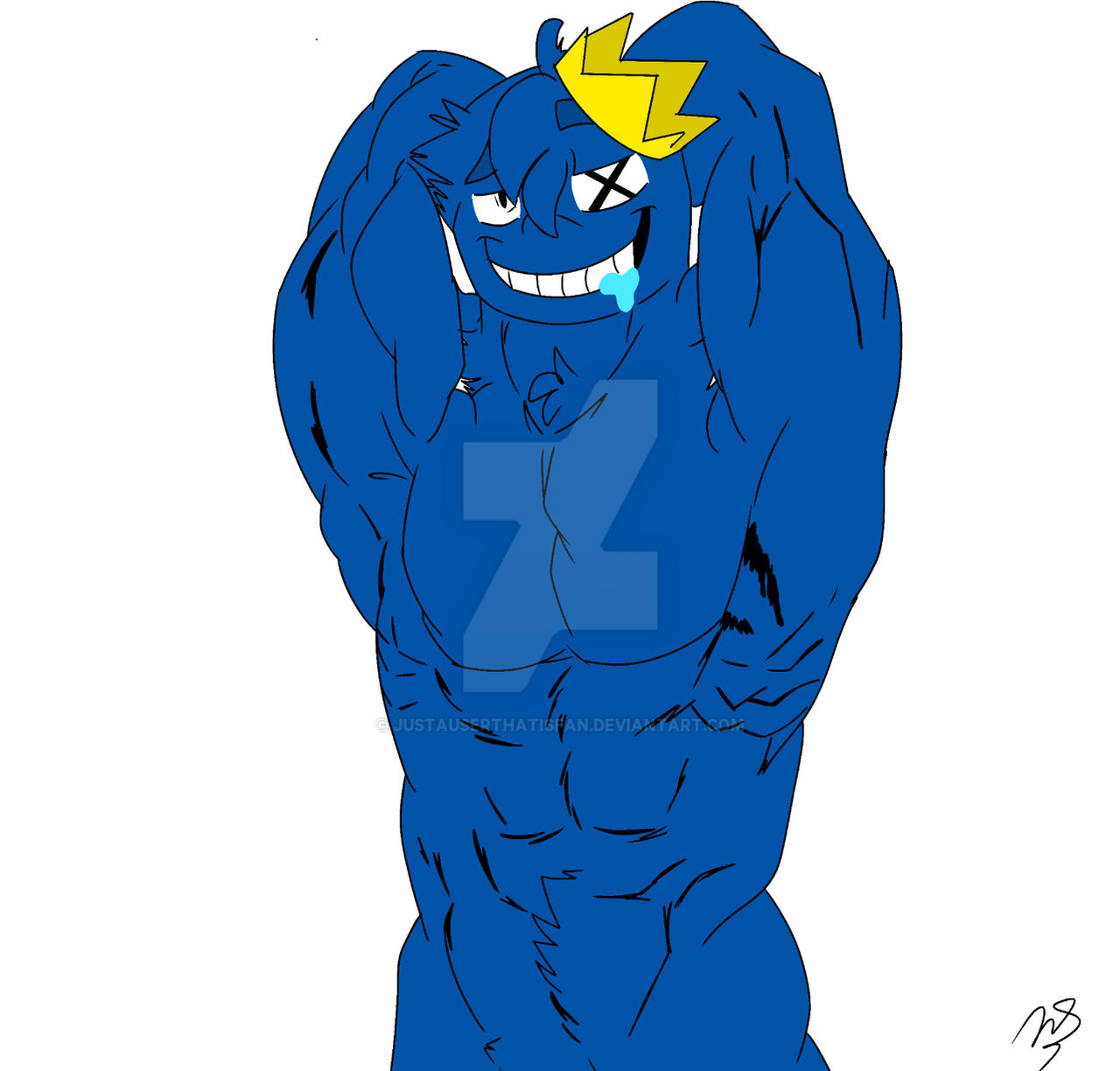 Buff Blue By Justauserthatisfan On Deviantart