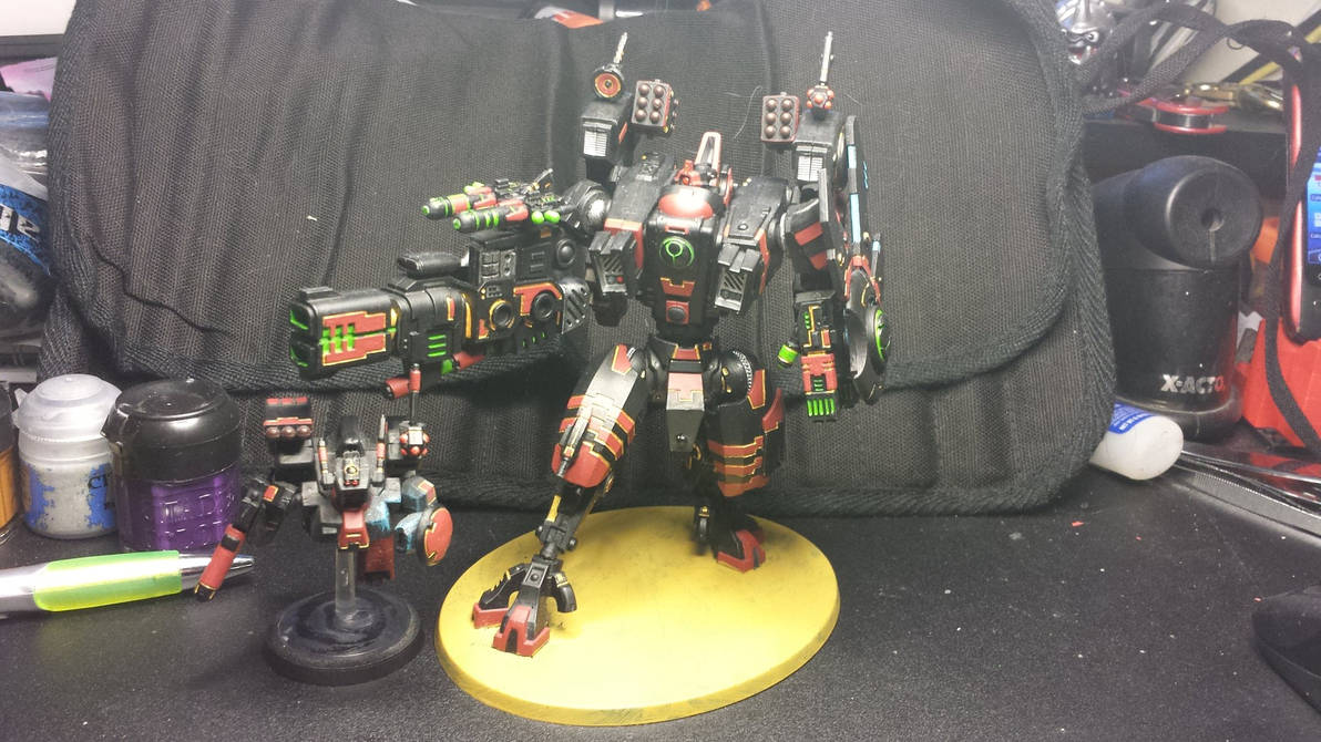 Tau Xv 104 Riptide Battlesuit By Tony511 On Deviantart