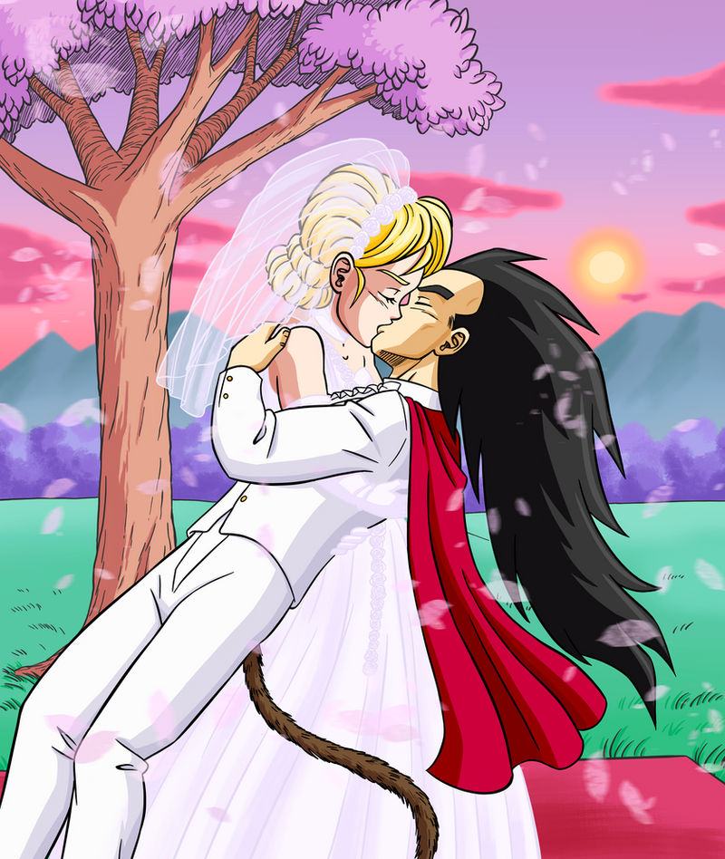 Db Raditz And Launch Wedding Remake By Isabellafaleno On Deviantart