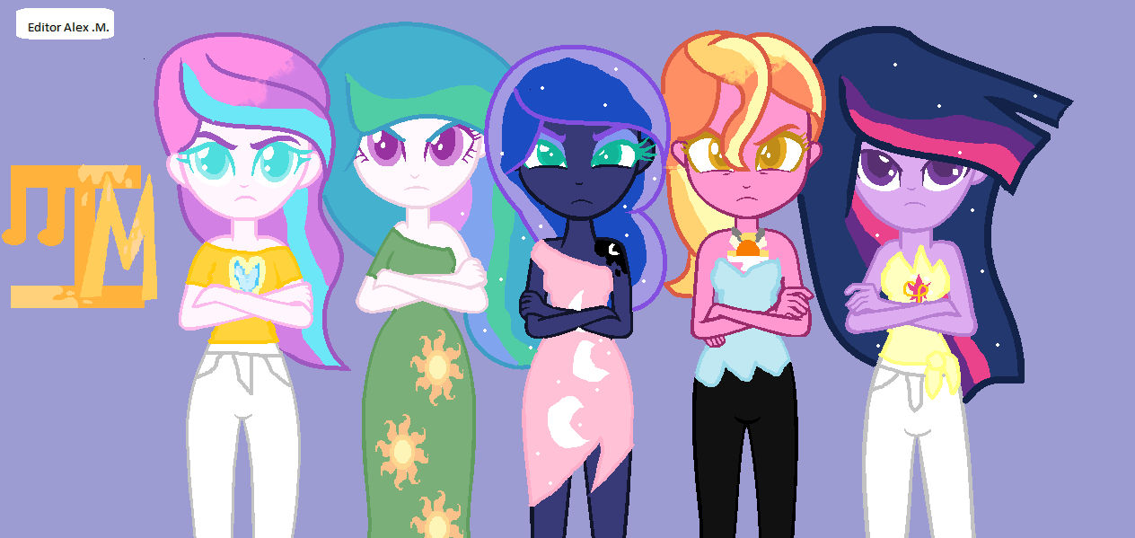 Mlpfim My Design The Princesses Eqg Edition By Izzysingz On Deviantart