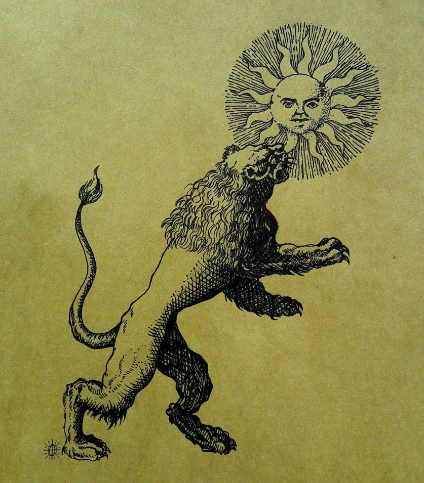 Green Lion Devouring the Sun by Lauryn-M on DeviantArt Green Lion Devouring the Sun by Lauryn-M on DeviantArt