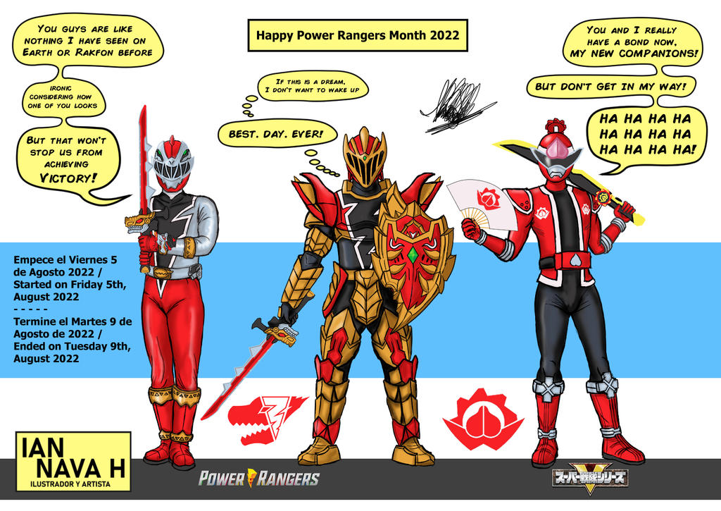 Power Rangers Month 2022 X Sentai Crossover By Whiteshadow51 On Deviantart