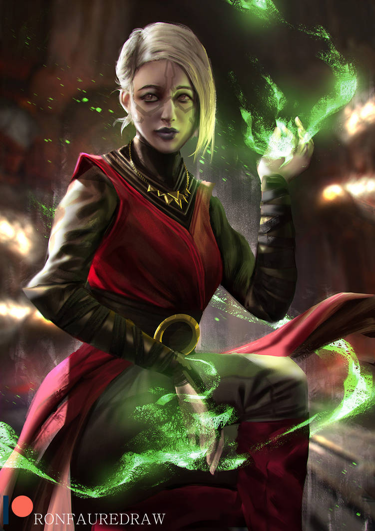 Nightsister Merrin By Ron Faure On Deviantart