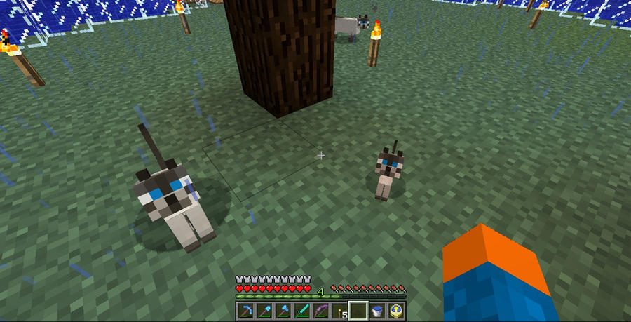 Minecraft Cats And Kitten By Nerdyhippy On Deviantart