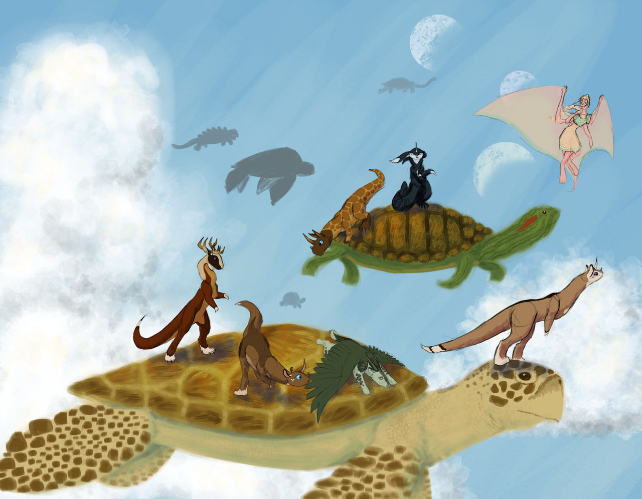 Annual Turtle Migration By Jeskagrace On Deviantart