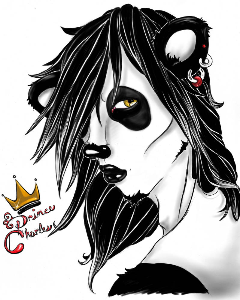 Panda Man by twistedjester6 on DeviantArt