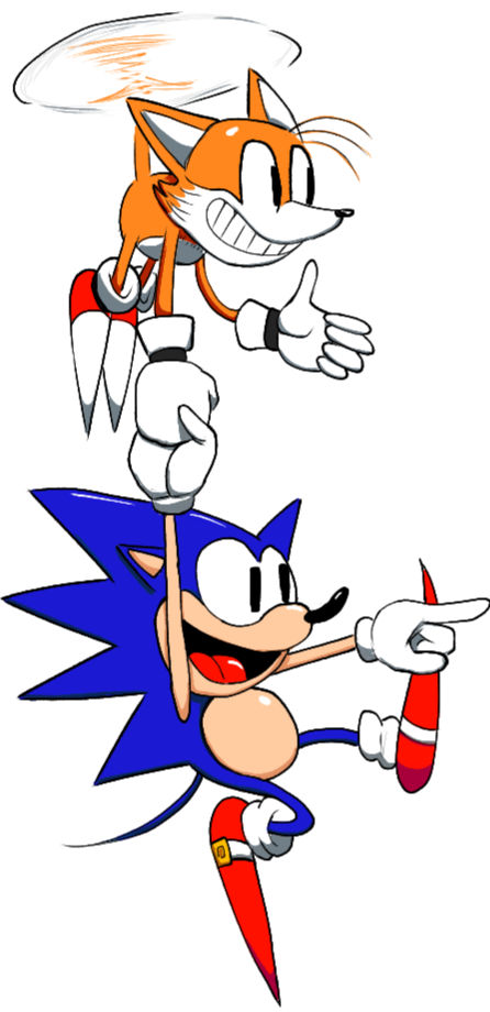Sonic And Tails Again By Luizdalazy On Deviantart