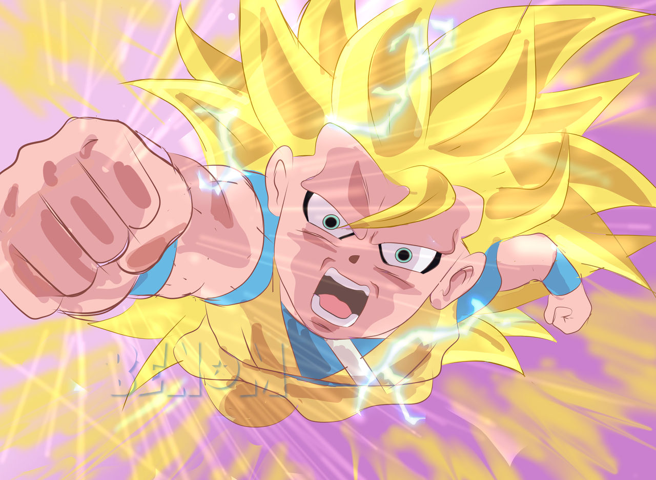 Kid Goku super saiyan 3 (dragon ball daima ) by lethalBenom on DeviantArt Kid Goku super saiyan 3 (dragon ball daima ) by lethalBenom on DeviantArt