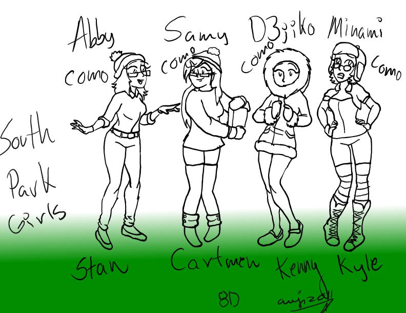 South Park Girls By Riri Raillaz On Deviantart