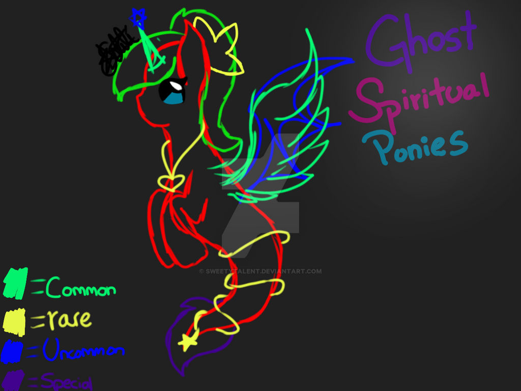 Dghost Spiritual Ponies Closed Specie By Sweetytalent On Deviantart