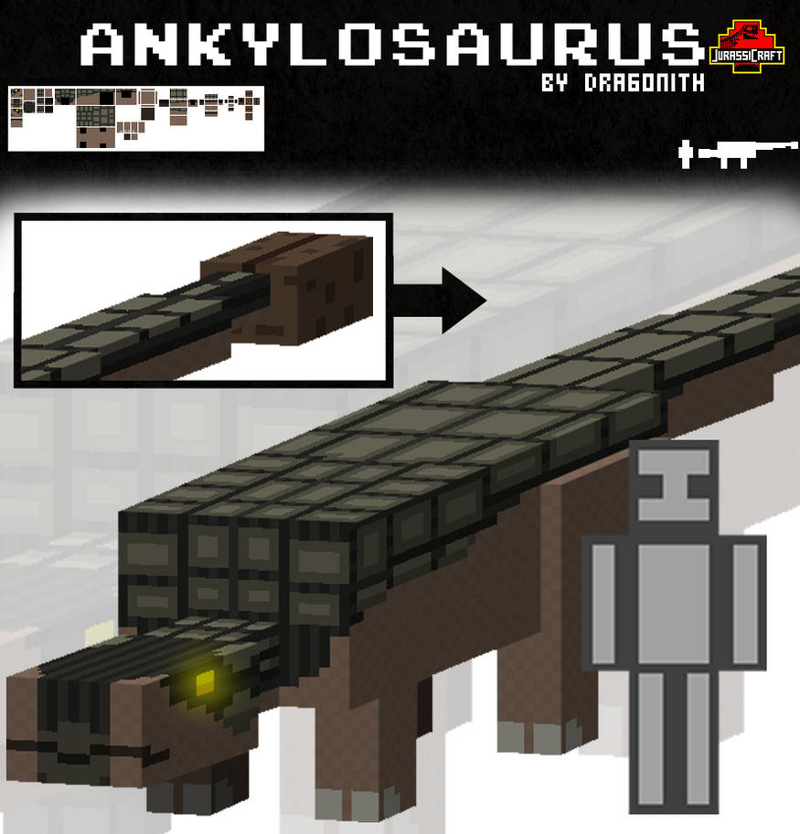 Jurassicraft Ankylosaurus By Dragonith On Deviantart