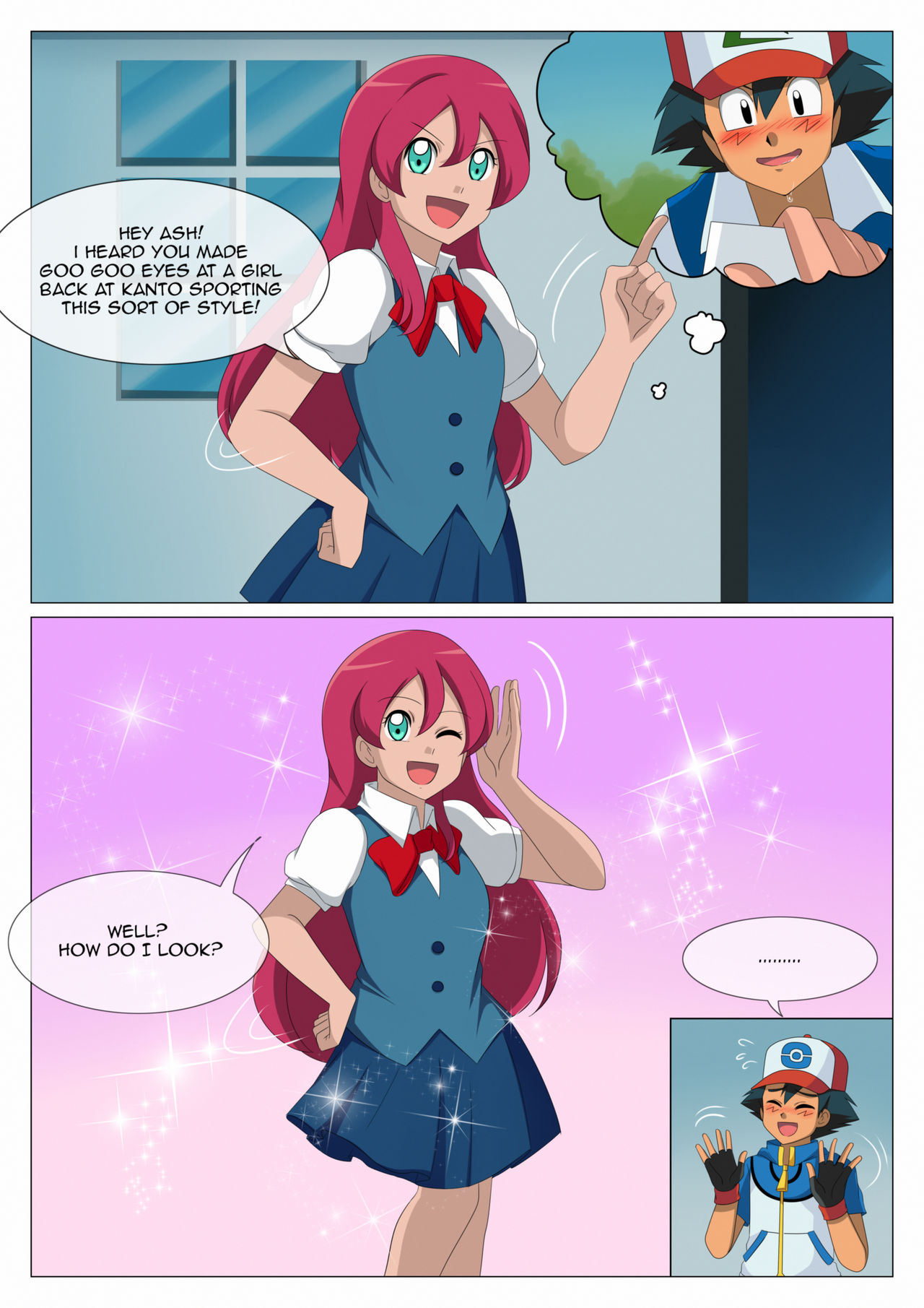 Cmgeorgia And Ash By Trainerashandred35 On Deviantart