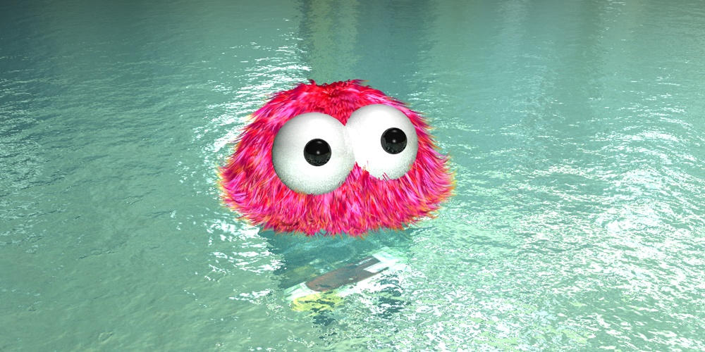 puff ball goes swimming by shaddam89 on DeviantArt