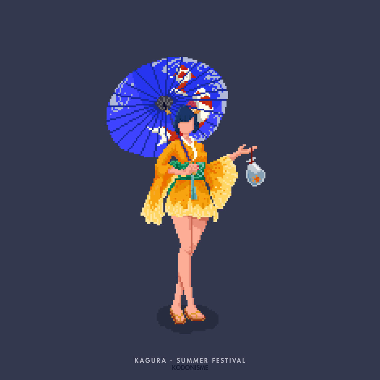 Pixel Art MLBB - Kagura Summer by kodonisme on DeviantArt Pixel Art MLBB - Kagura Summer by kodonisme on DeviantArt