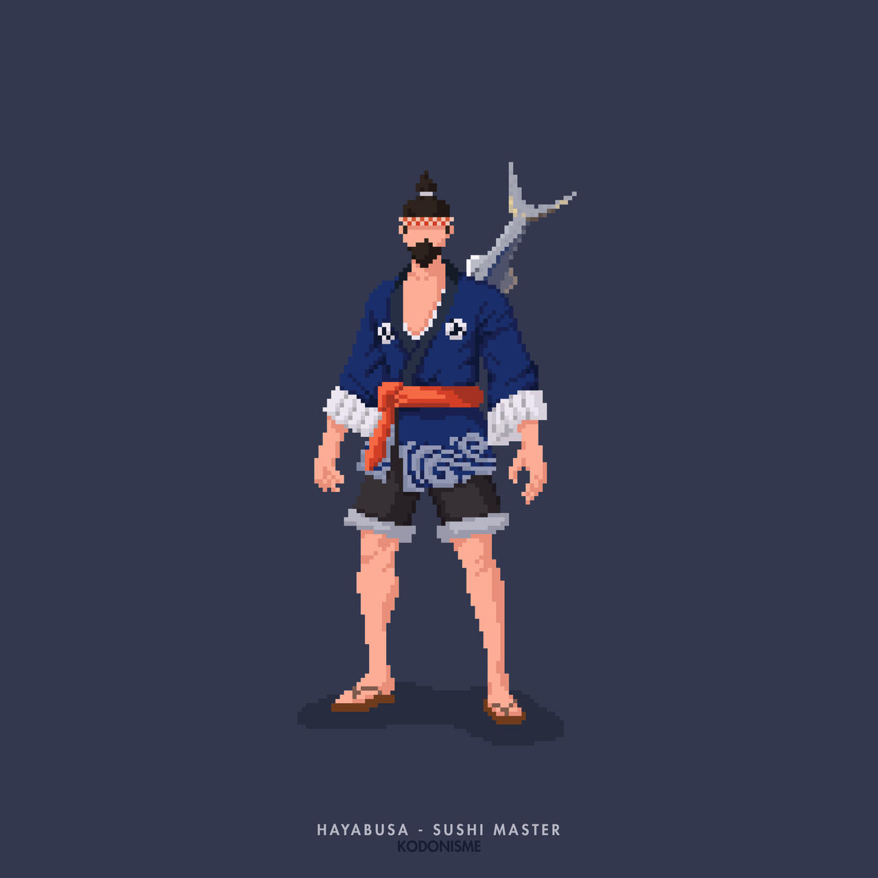 Pixel Art MLBB - Hayabusa Summer by kodonisme on DeviantArt Pixel Art MLBB - Hayabusa Summer by kodonisme on DeviantArt
