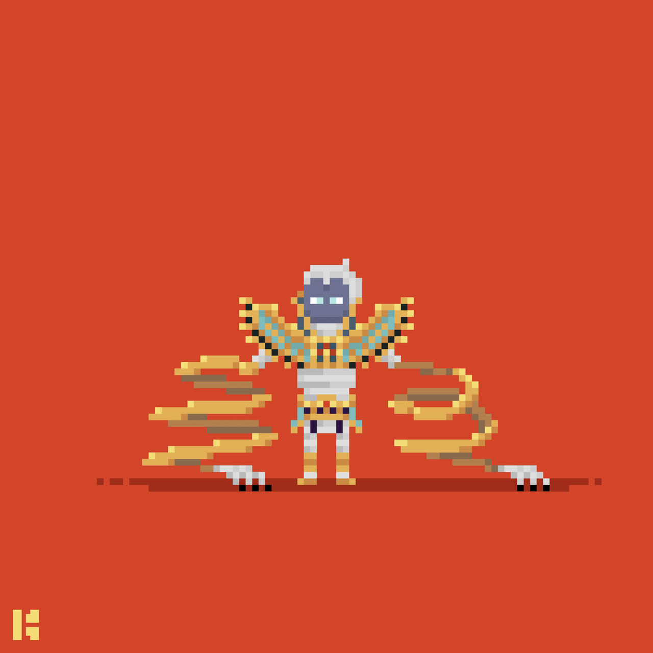 Pixel Art MLBB - Khufra by kodonisme on DeviantArt Pixel Art MLBB - Khufra by kodonisme on DeviantArt