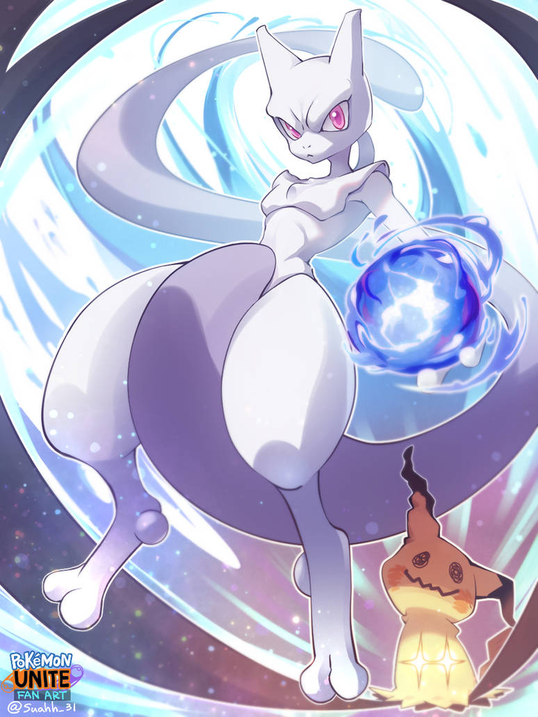 Mewtwo And Mimikyu By Suahh31 On Deviantart