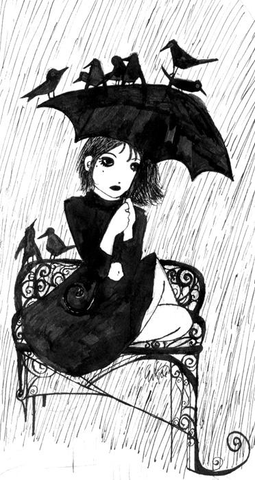 Crow Girl By Thepoltroon On Deviantart