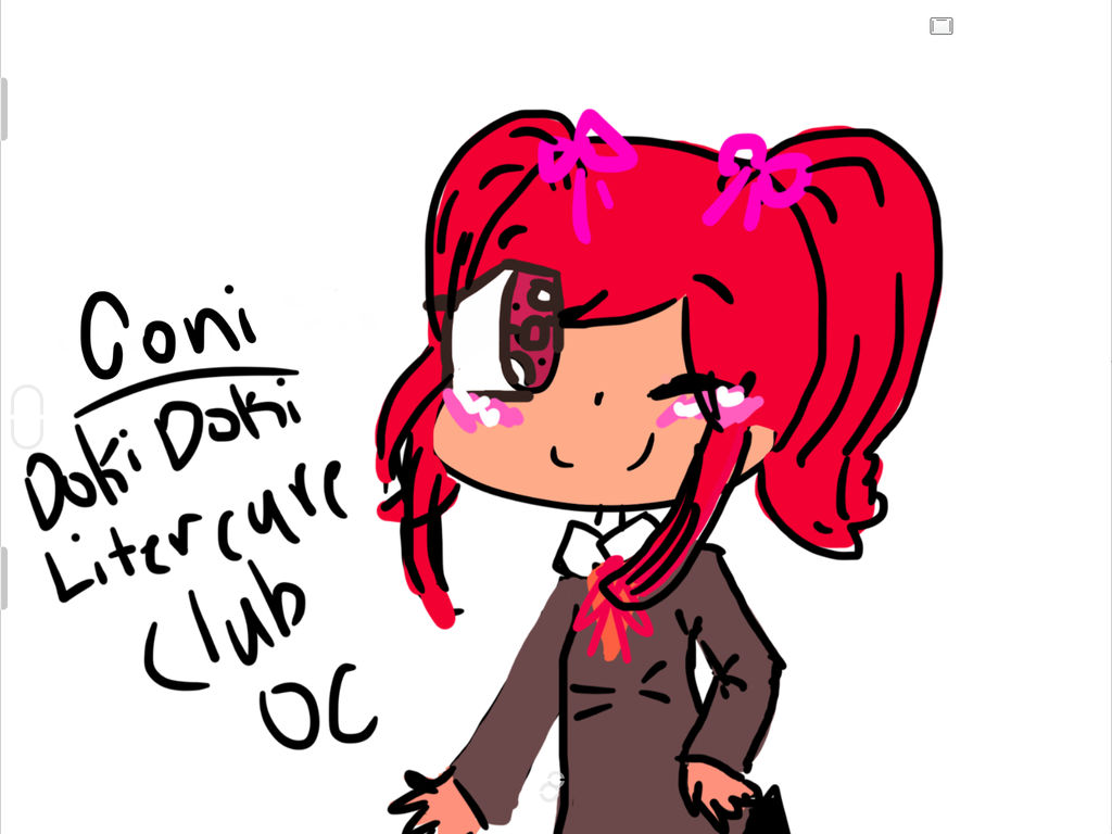 My Ddlc Oc Coni By Fannypuds On Deviantart