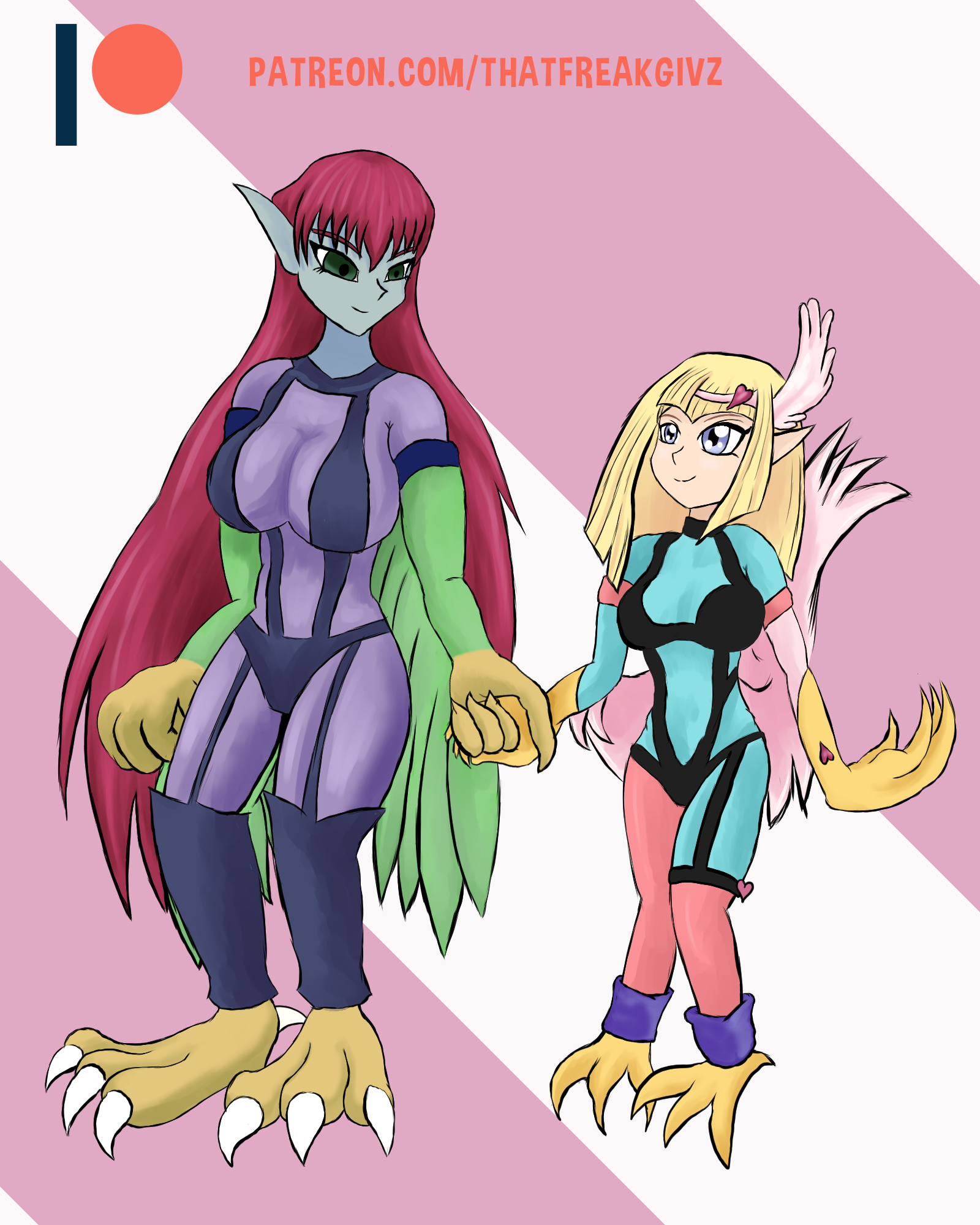 Harpie Lady And Harpie Girl Patreon By Thatfreakgivz On Deviantart