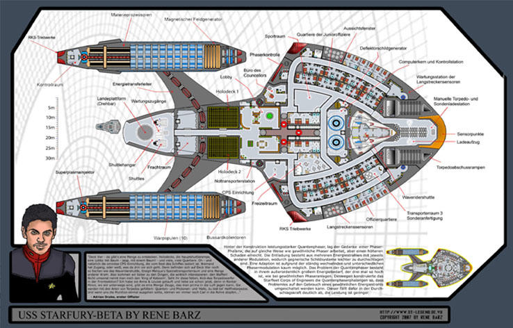 Starfury-Beta Deckplans by Damon1984 on DeviantArt