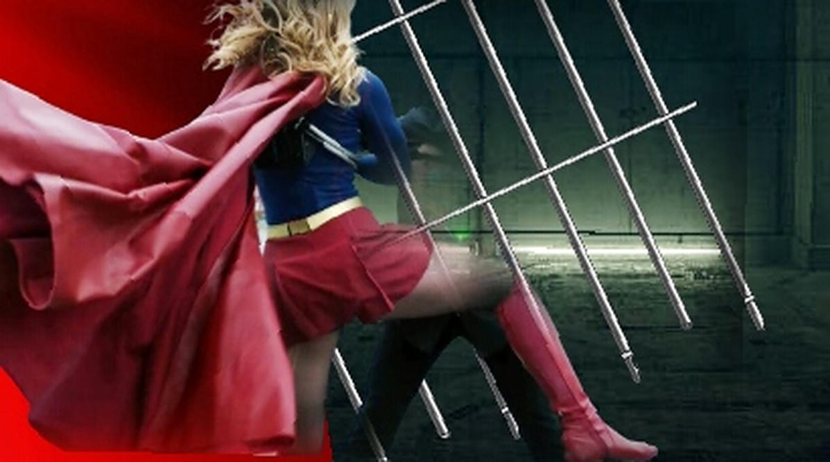 Supergirl Tears Apart Bars By Rms19 On Deviantart