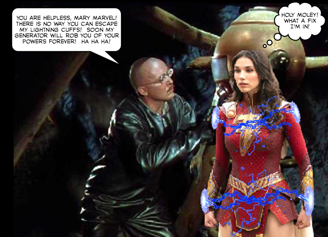 Mary Marvel At Dr. Sivana's Mercy by rms19 on DeviantArt Mary Marvel At Dr. Sivana's Mercy by rms19 on DeviantArt