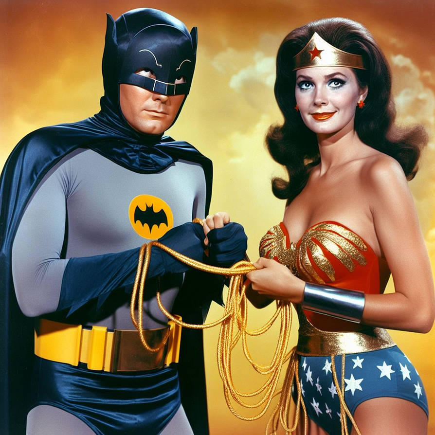 Wonder Woman Ties Batman With Magic Lasso By Rms19 On Deviantart