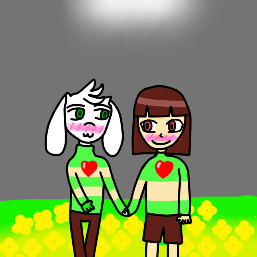 Asriel X Chara By Jujulafolle61 On Deviantart