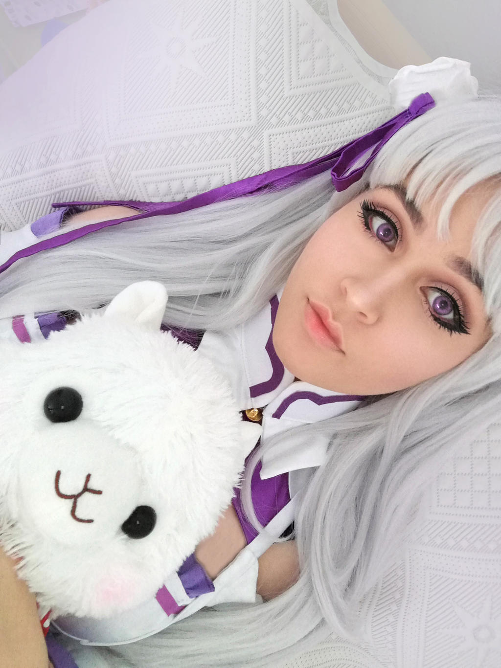 Emilia Rezero Cosplay By Kyeeri On Deviantart