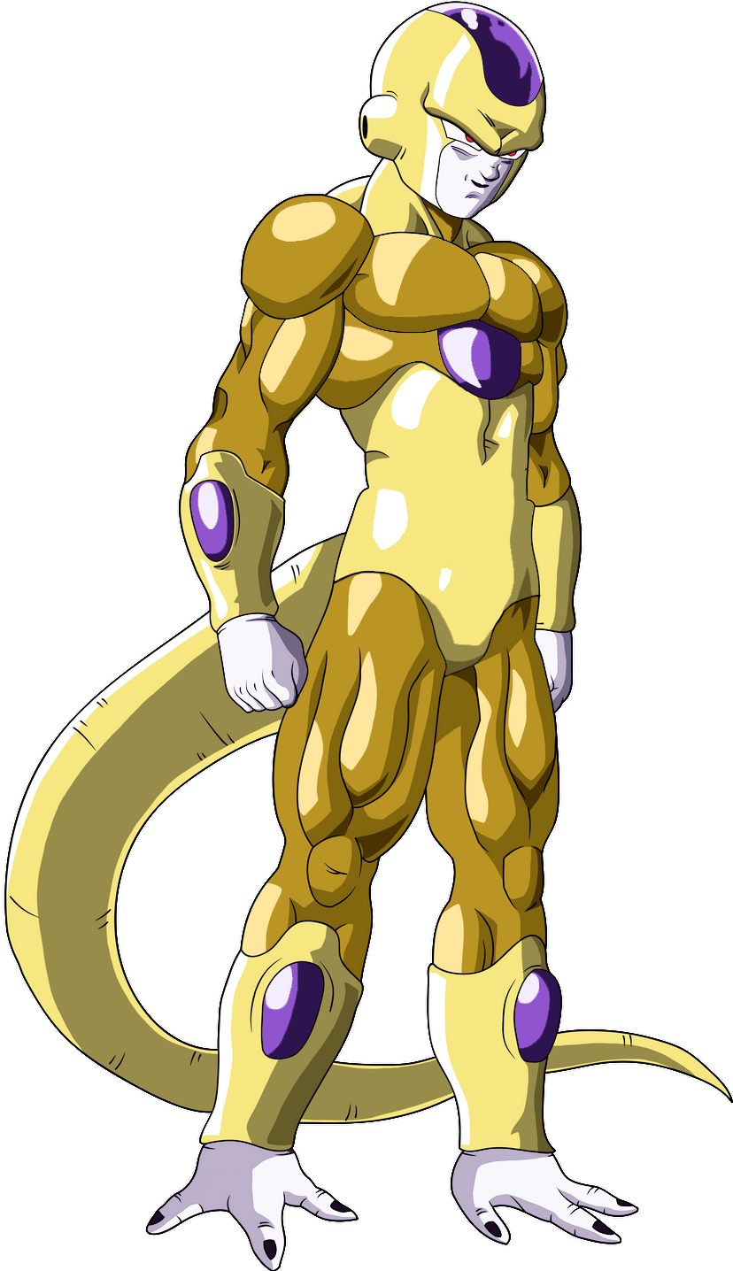 Golden Frieza Render By Hboruno On Deviantart
