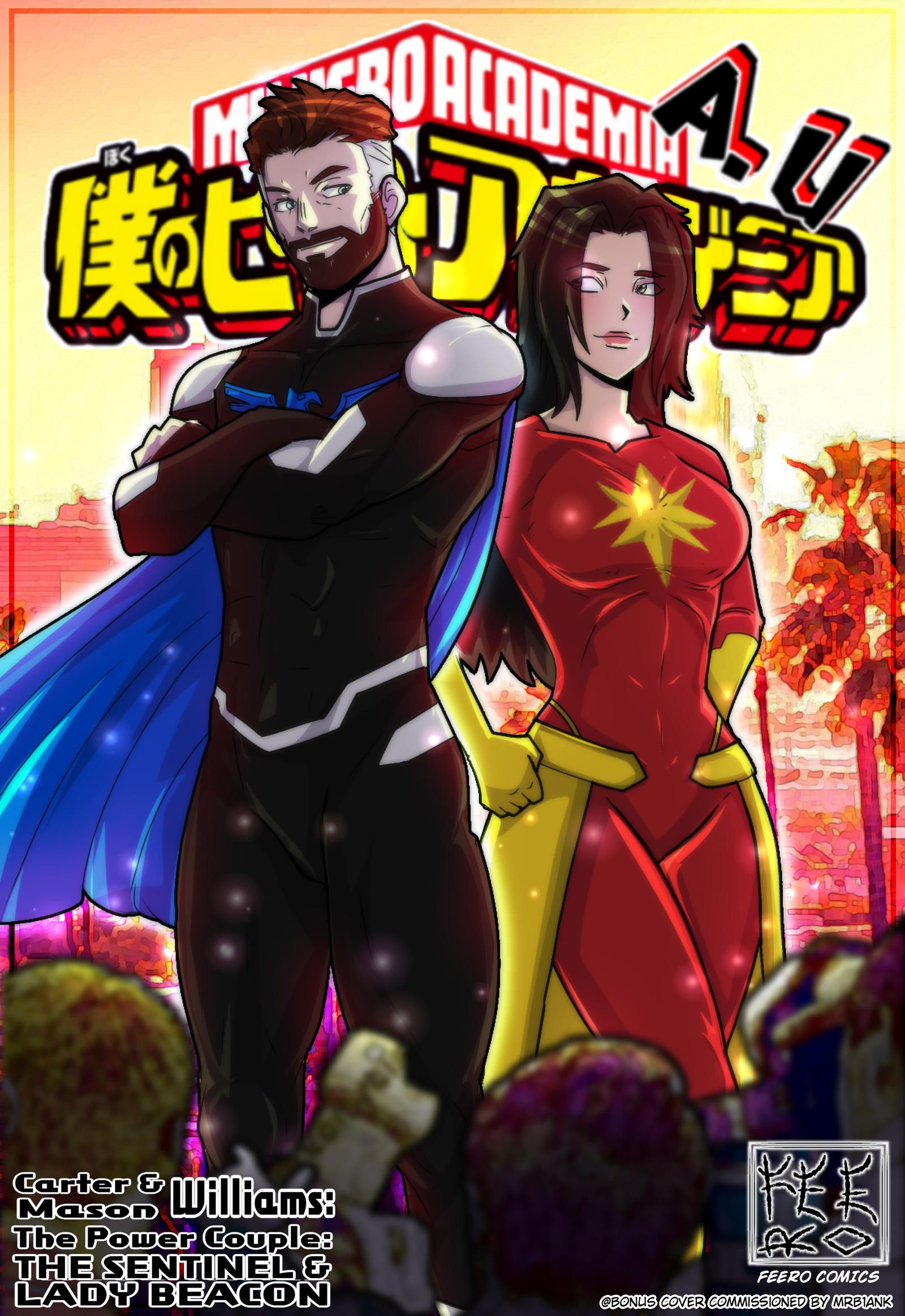 Bnha Oc Commish The Williams Cover Art By Feerocomics On Deviantart