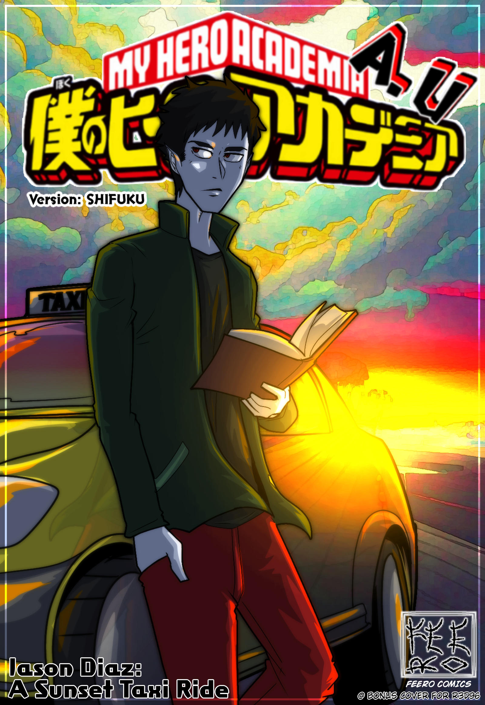 Bnha Oc Commish Jason Diaz Cover Art 2 By Feerocomics On Deviantart