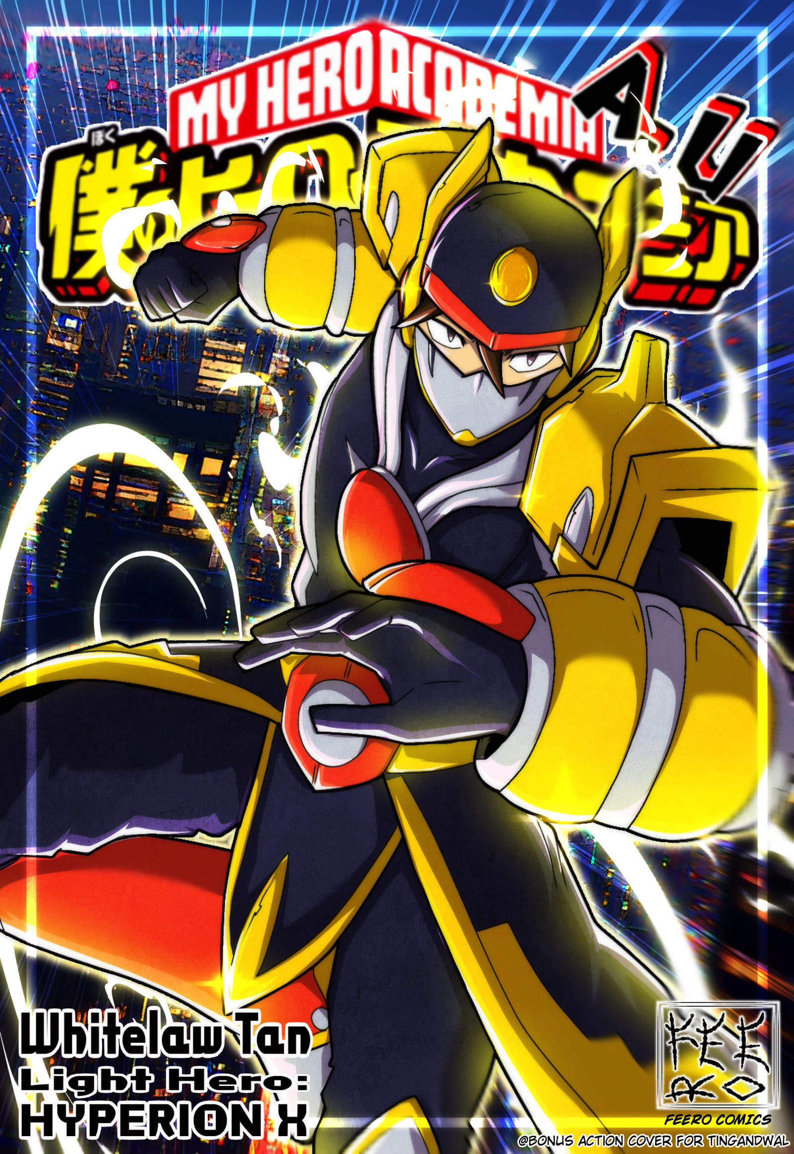 Bnha Oc Commish Whitelaw Tan Cover Art By Feerocomics On Deviantart