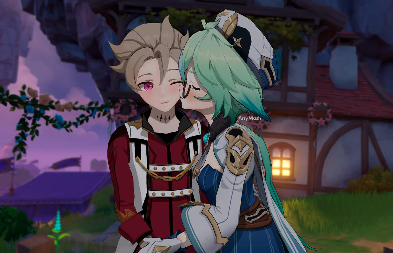 Soft Kiss By Nastea Anymash On Deviantart