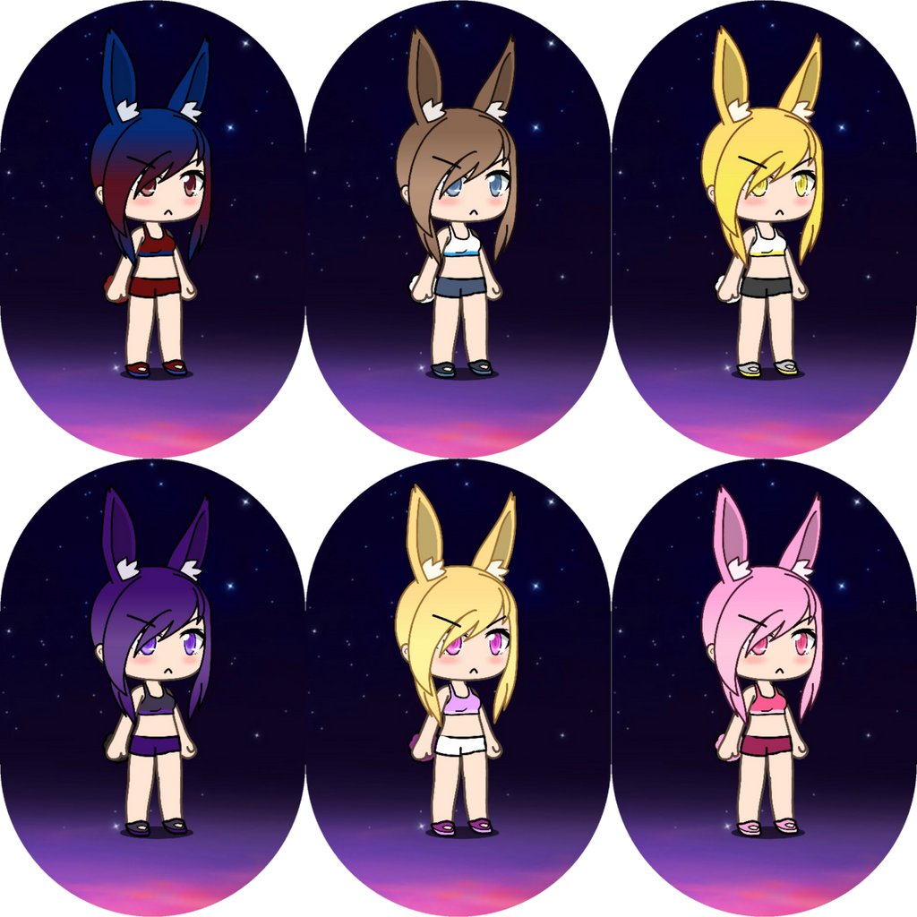 Bunny Girls Set 1 By Mutednep On Deviantart