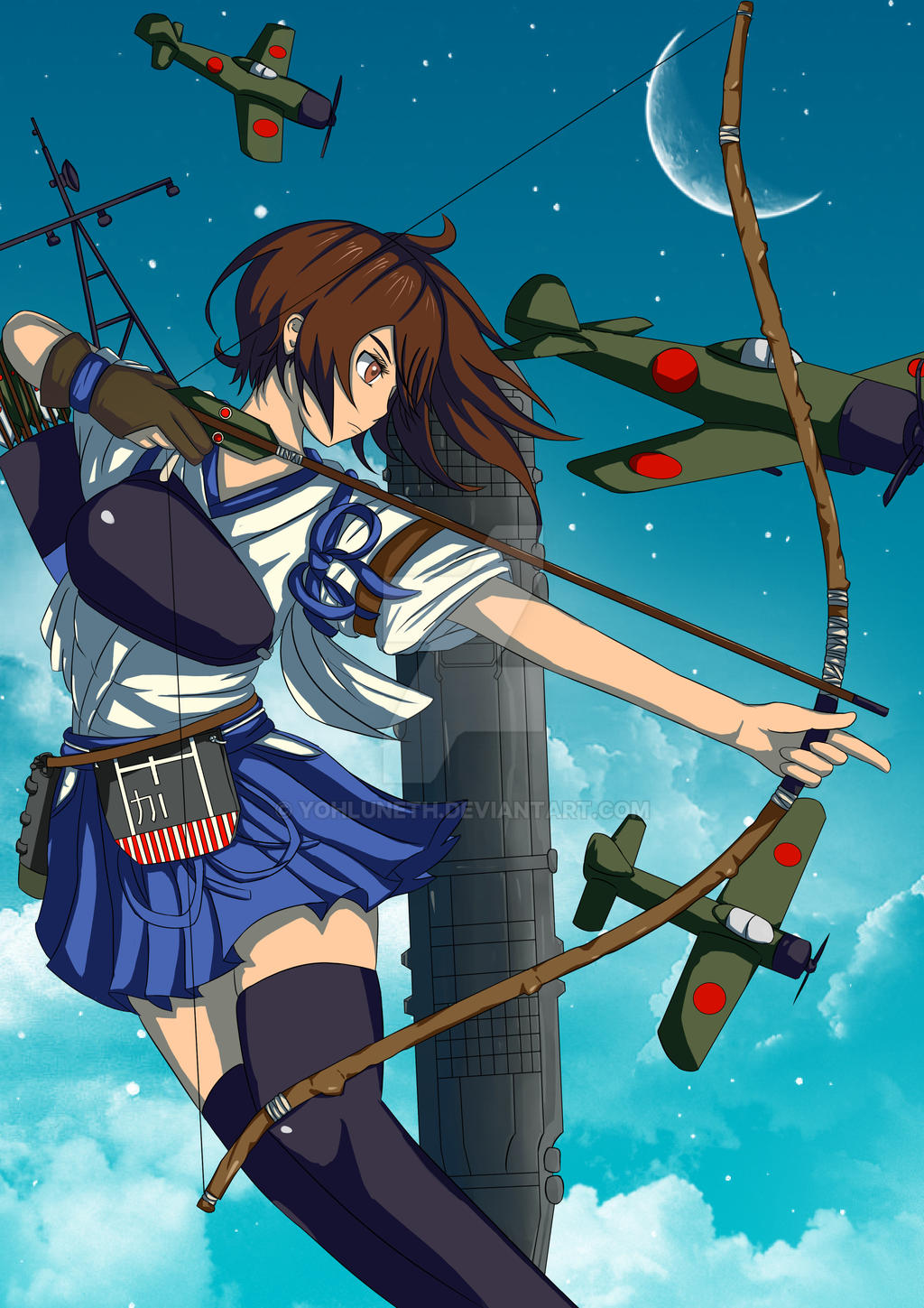 Kancolle Kaga Fanart By Yohluneth On Deviantart