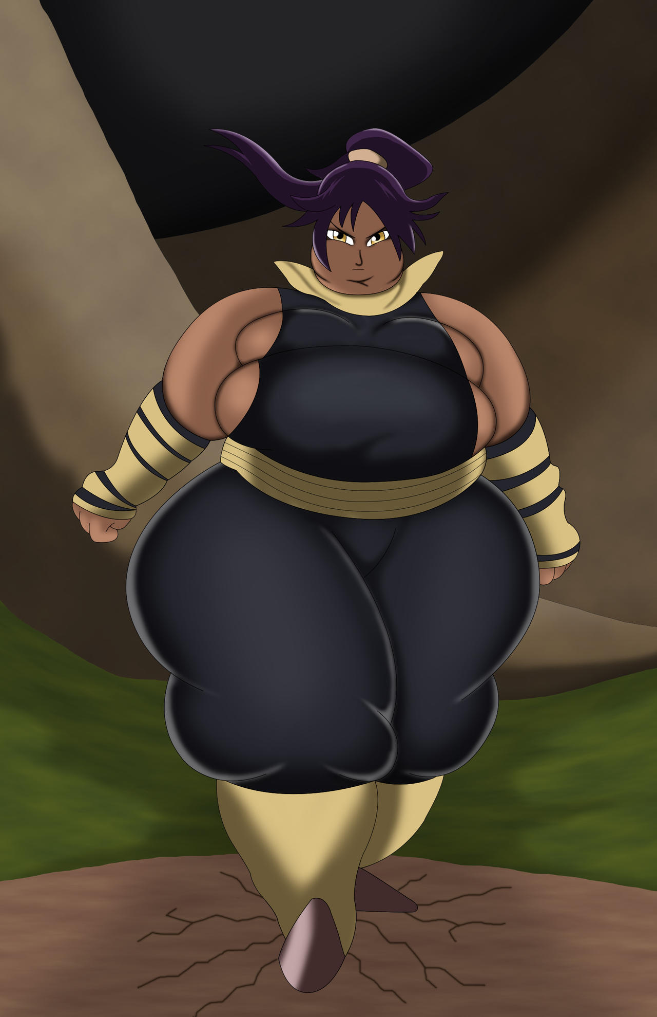 The Thunder Yoruichi Alt By Fighter1manga On Deviantart