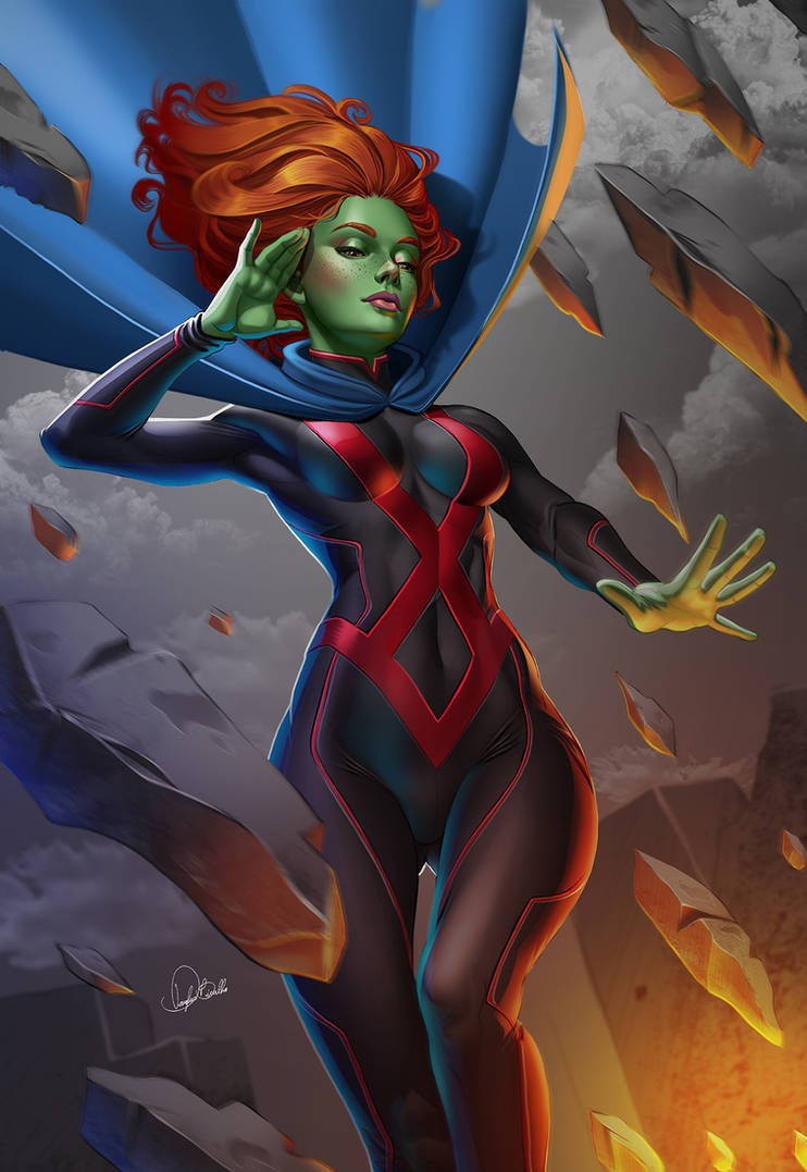 Miss Martian By Douglas Bicalho On Deviantart
