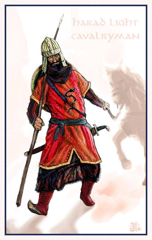 Haradrim cavalryman by Merlkir on DeviantArt